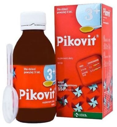 KRKA PIKOVIT Syrop 150ml | Witaminy \ Zestawy witamin